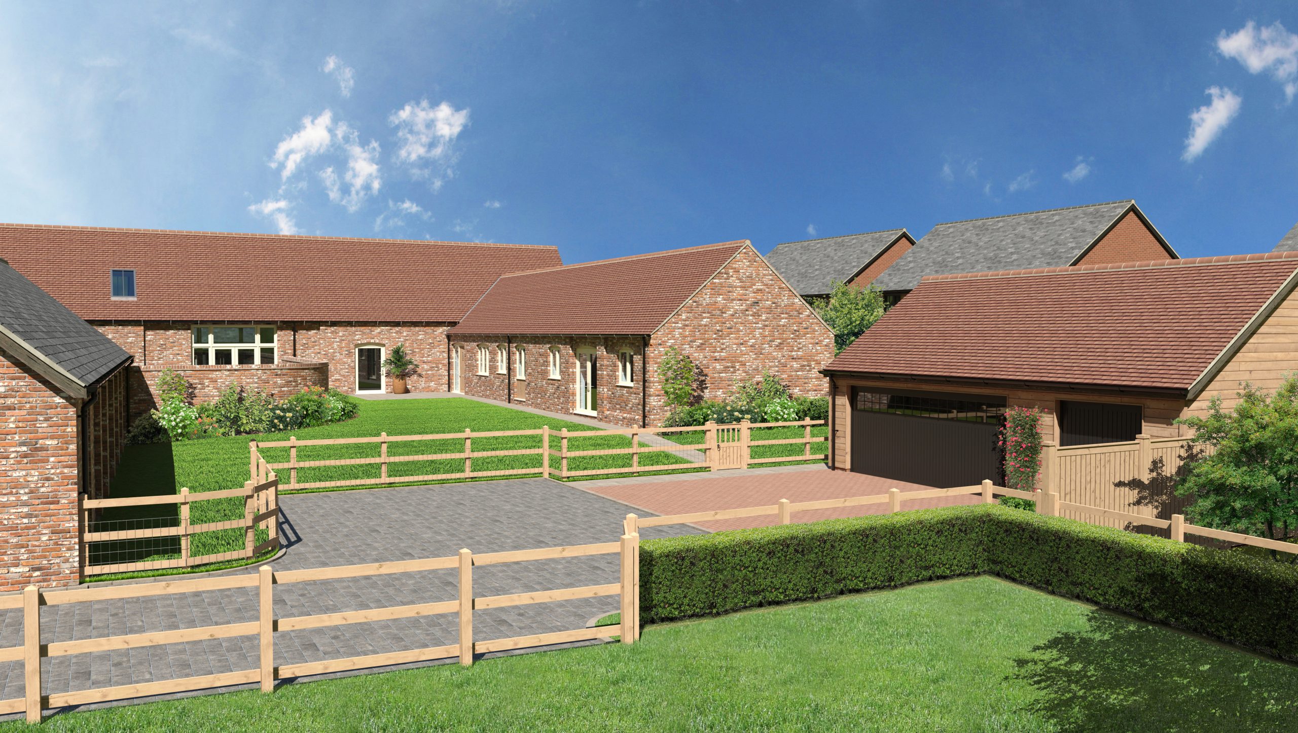 Hall Farm Barns - Shingler Homes